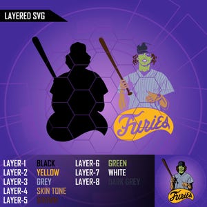 The Baseball Furies - the Warriors - Instant Download - SVG - PNG ...