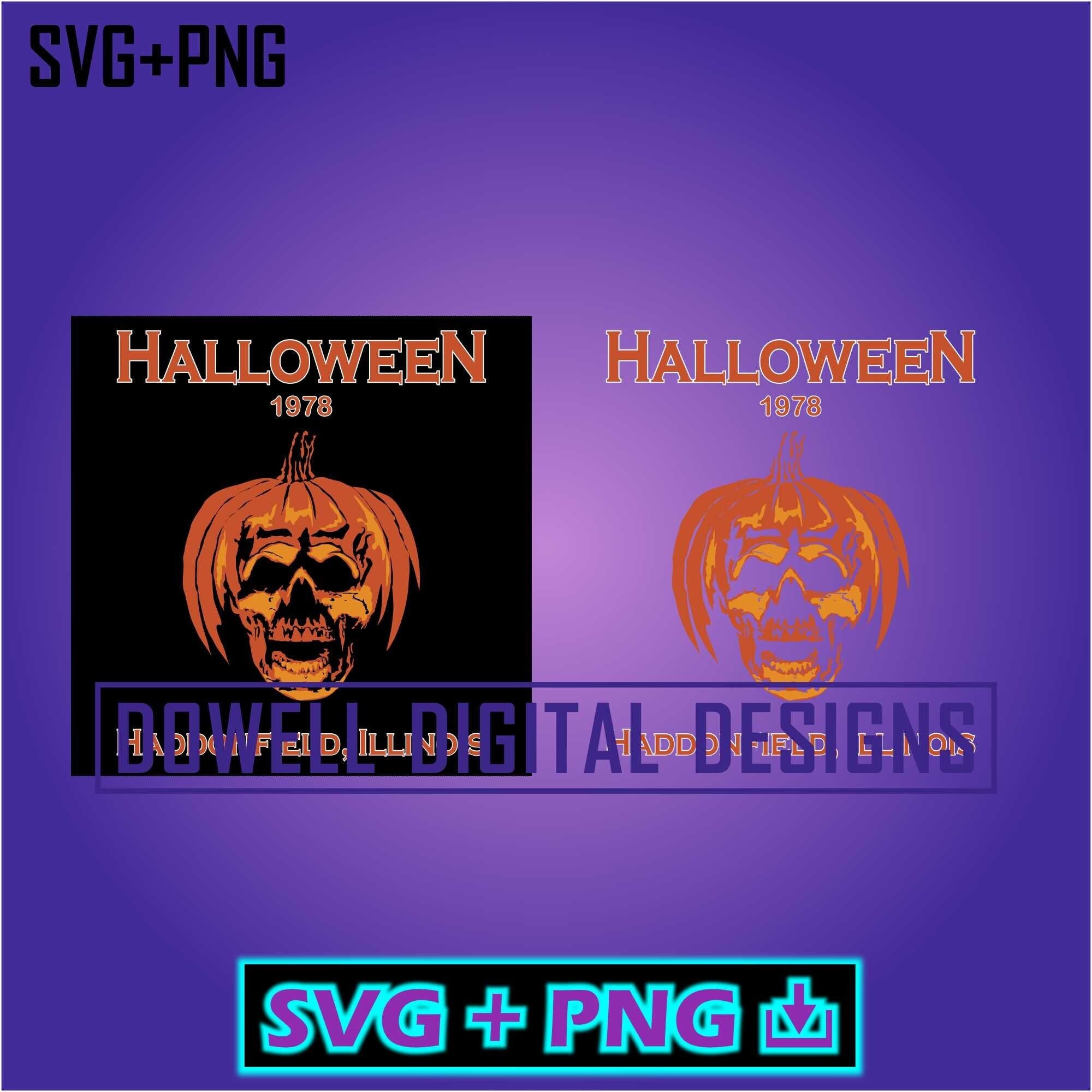 Halloween 1978 Haddonfield Illinois Skull Instant Download - Etsy