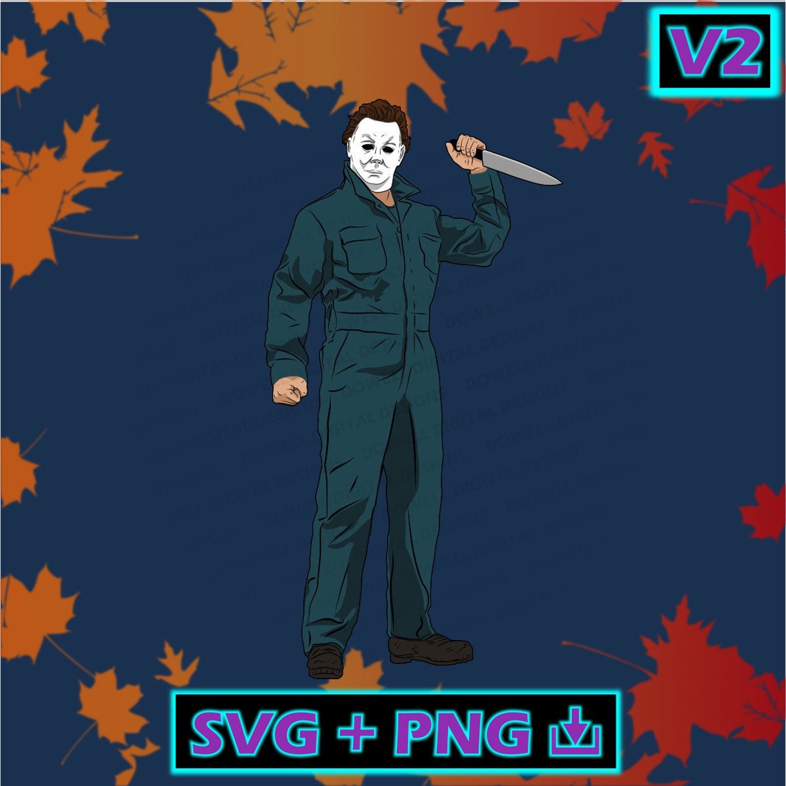 Michael Myers Halloween Horror SVG Instant Download - Etsy