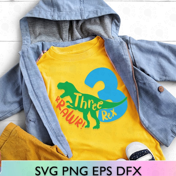 Three Rex Svg - Etsy