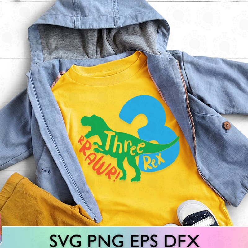 Three Rex Svg - Etsy