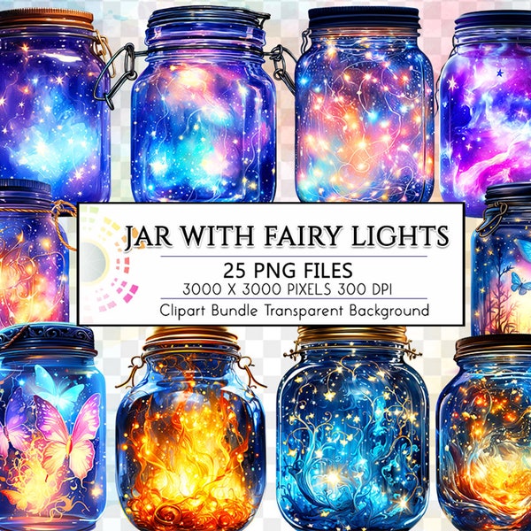 Fairy Lights Clipart - Etsy