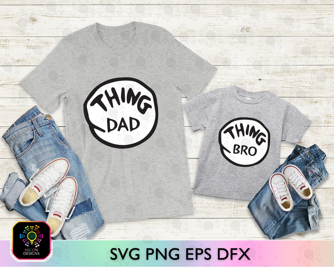 Thing 1 Thing 2 SVG Thing Family Svg Thing 3 Thing 4 Thing - Etsy Canada
