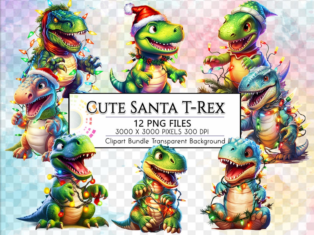 Christmas T Rex Dinosaur PNG Transparent Designs, Merry Rexmas ...