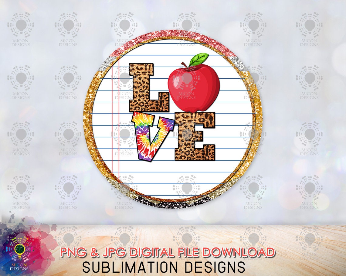 Teacher Keychain Personalized Bundle Png Sublimation Designs | Etsy