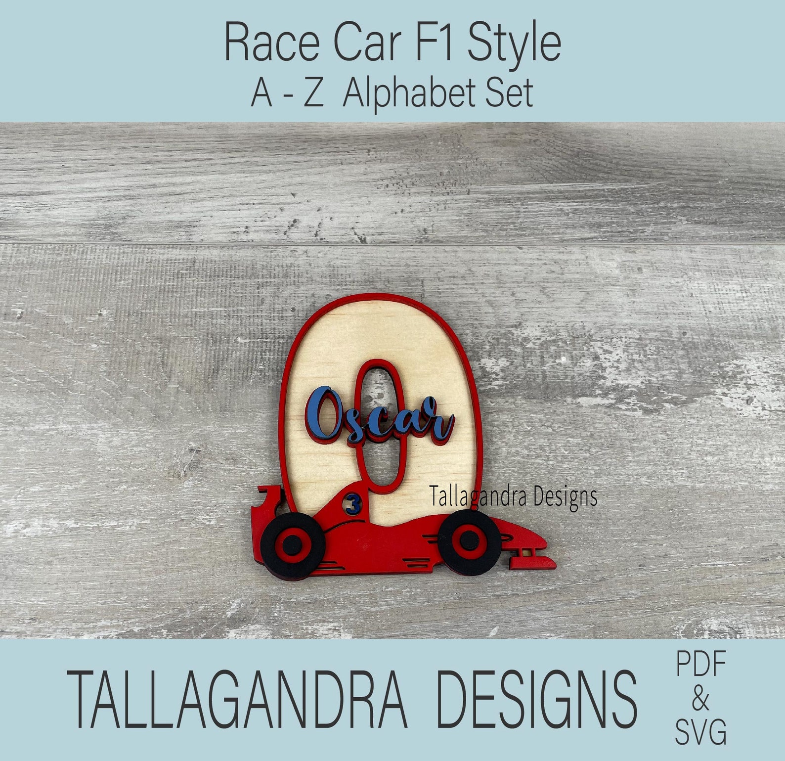 RACE CAR - F1 Style Letter Set - A to Z Alphabet Set - Svg File - Etsy