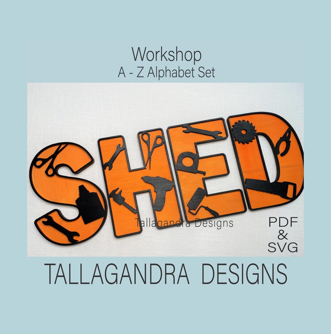 WORKSHOP Alphabet Set / SVG File - Etsy