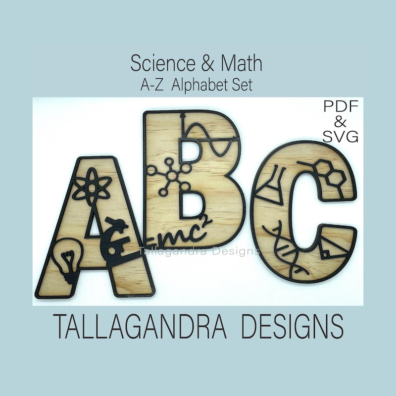 Science Letters - Etsy