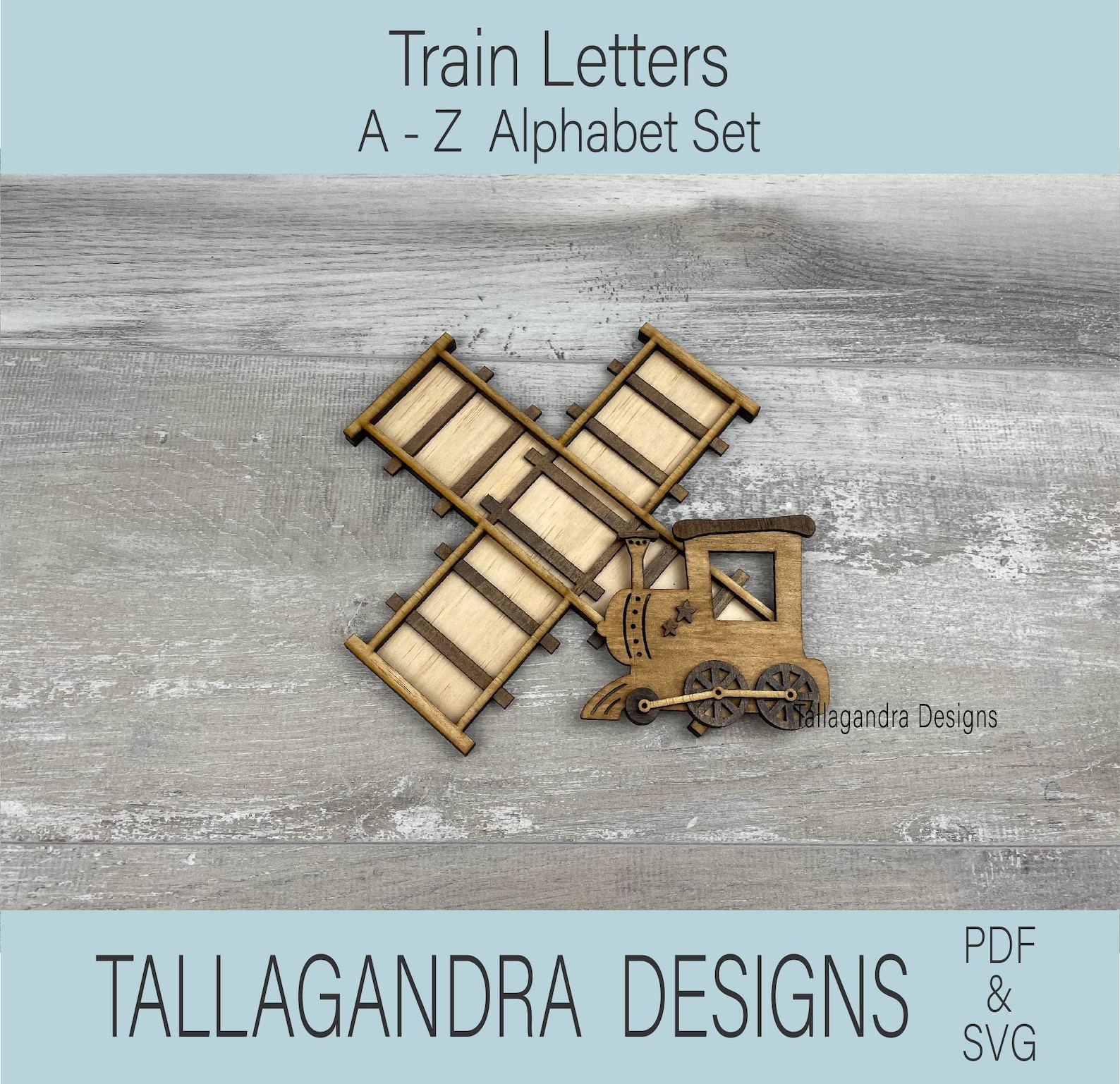 TRAIN LETTER Alphabet Set / Train Track Letter Name Decor / SVG File - Etsy