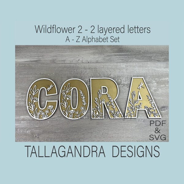 Floral Alphabet - Etsy