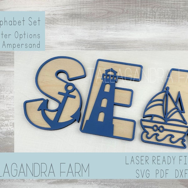 Nautical Alphabet - Etsy