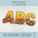 FALL PUMPKINS - A to Z Alphabet Set / SVG File - Etsy Canada