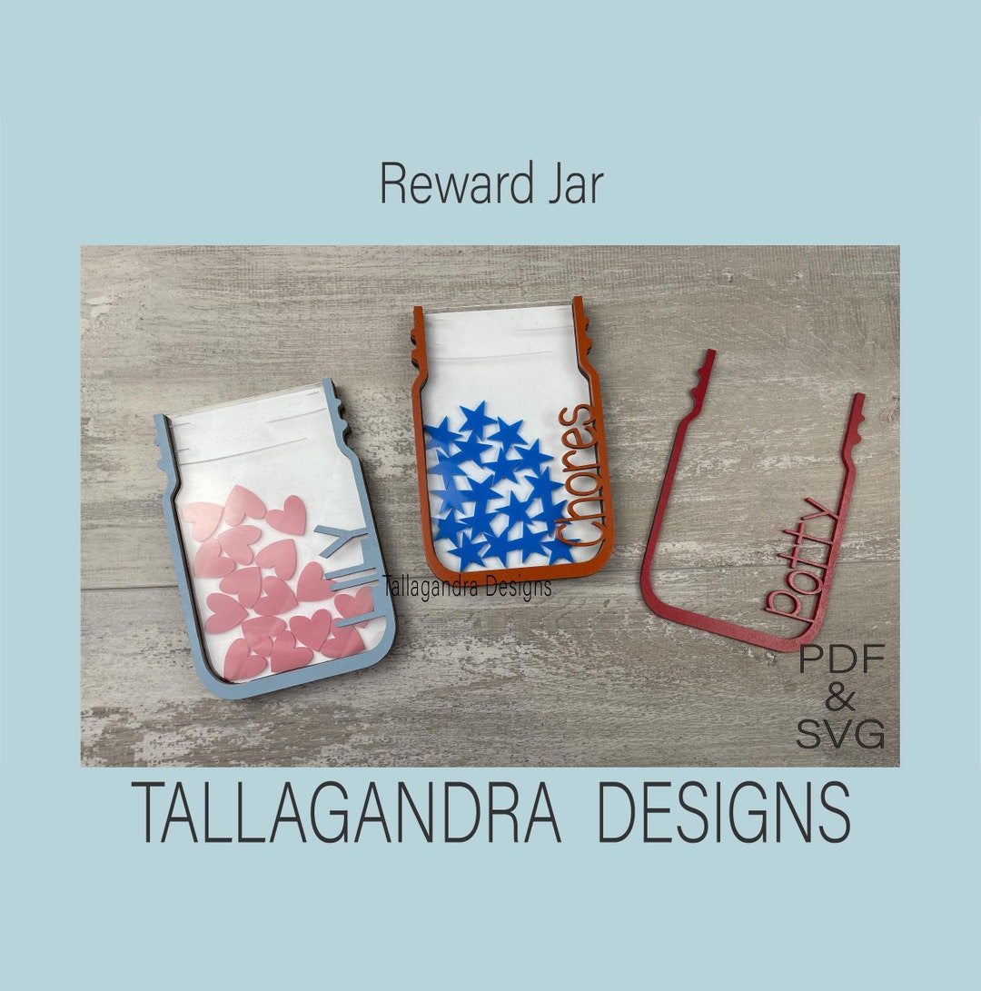 Reward - Chore Jar for Children - Laser SVG File - Etsy