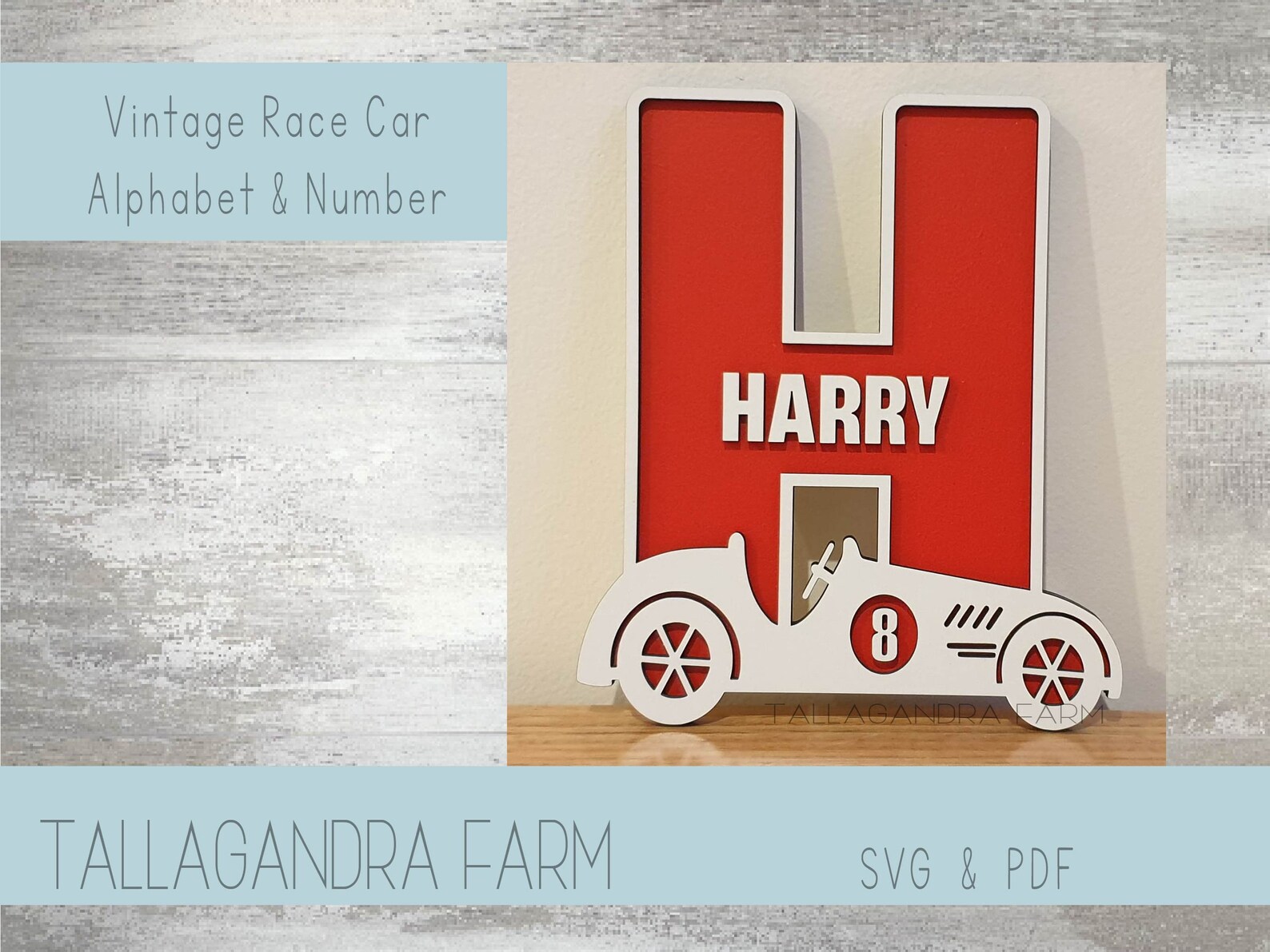VINTAGE RACE CAR A to Z Alphabet Set Numbers Svg File - Etsy