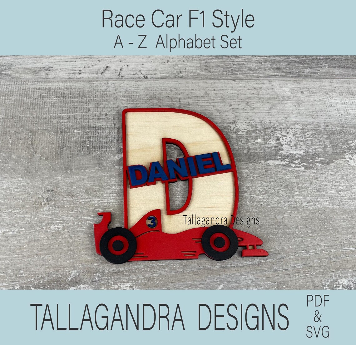 RACE CAR - F1 Style Letter Set - A to Z Alphabet Set - Svg File - Etsy