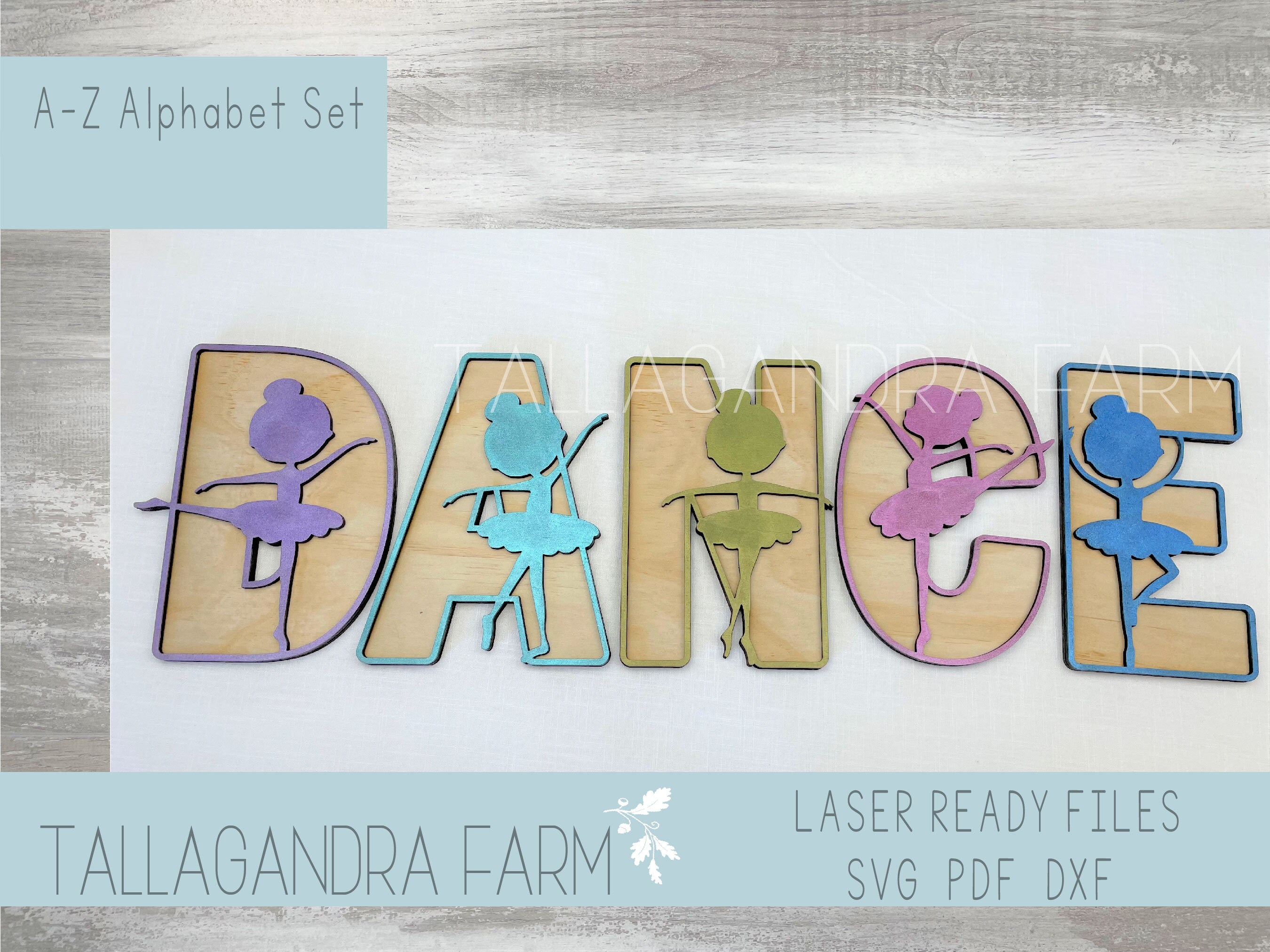 BALLET DANCER Alphabet Set 52 Letter Options / SVG File - Etsy