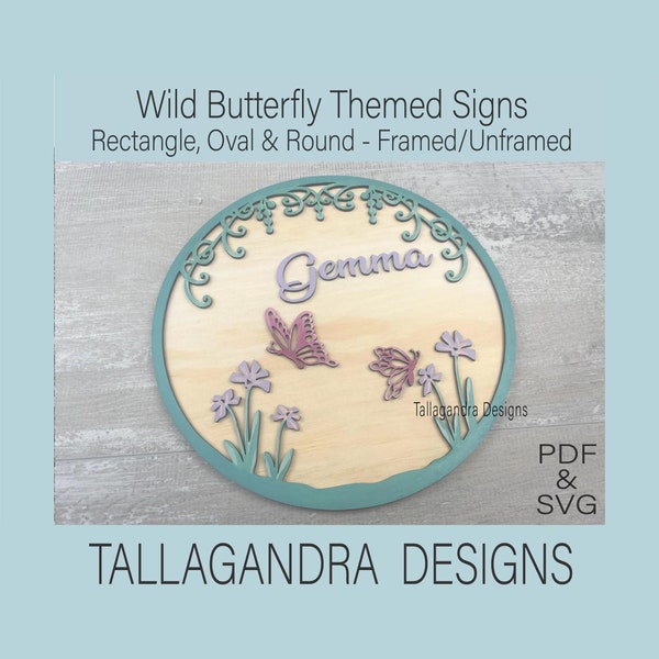 Sign Butterfly Svg - Etsy Canada