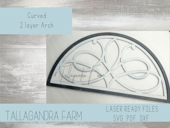 Architectural Wall Arch With 2 Layers / Laser SVG File - Etsy