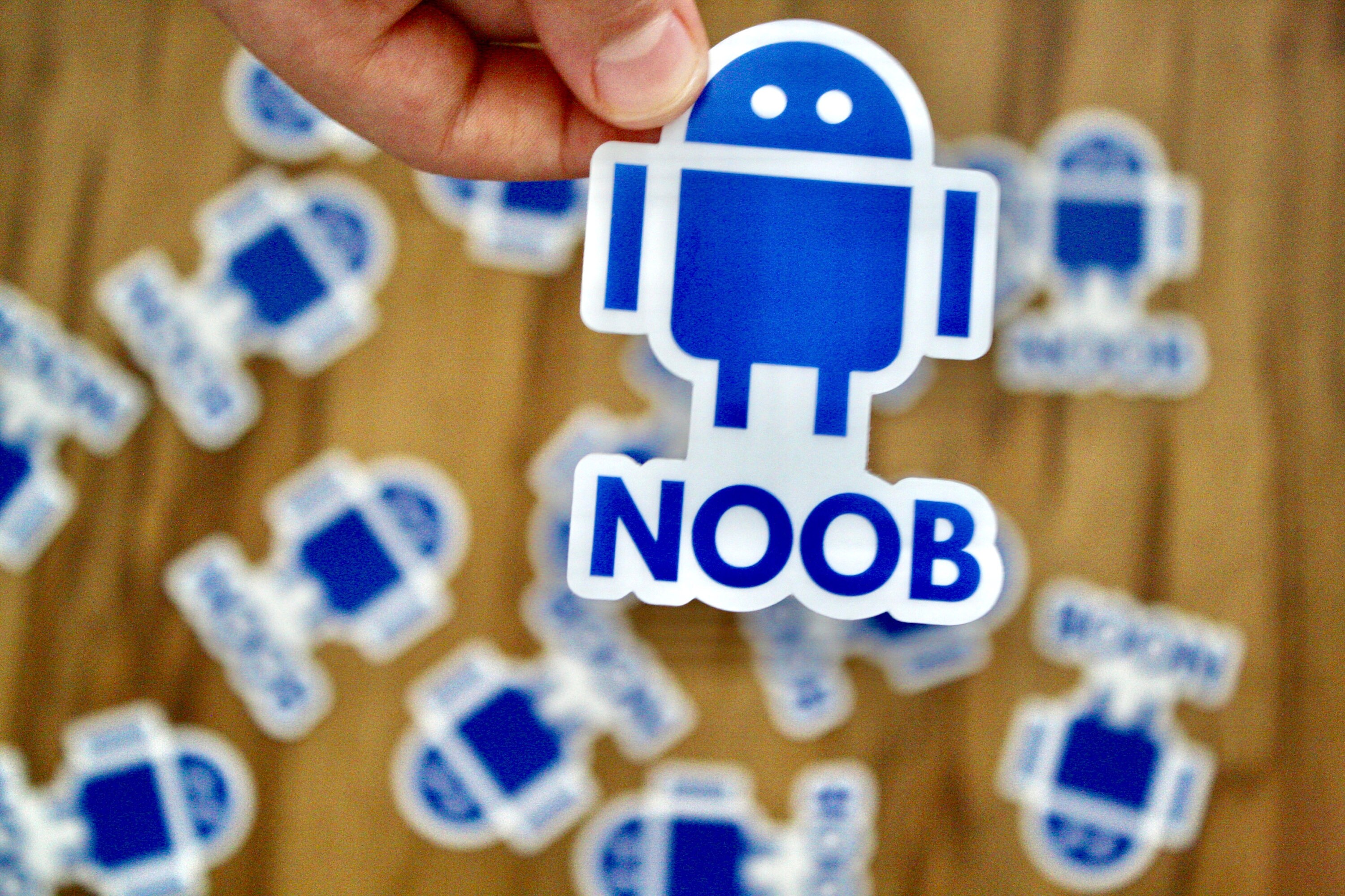 Noob Vinyl Sticker Waterproof Sticker for Gamers - Etsy UK
