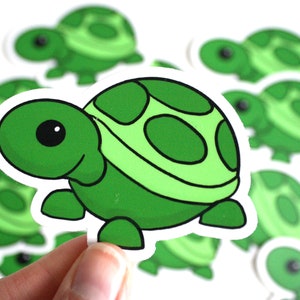 Adopt me turtle vinyl sticker Roblox turtle decal | Etsy