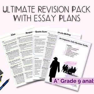 An Inspector Calls English Literature GCSE Revision Guide | Study Notes ...