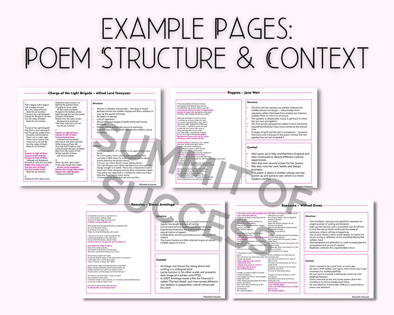 Power and Conflict Poetry A Grade 9 English Literature GCSE Revision ...