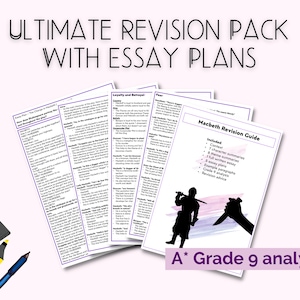 Macbeth English Literature GCSE Revision Guide | Study Notes | Grade 9 ...