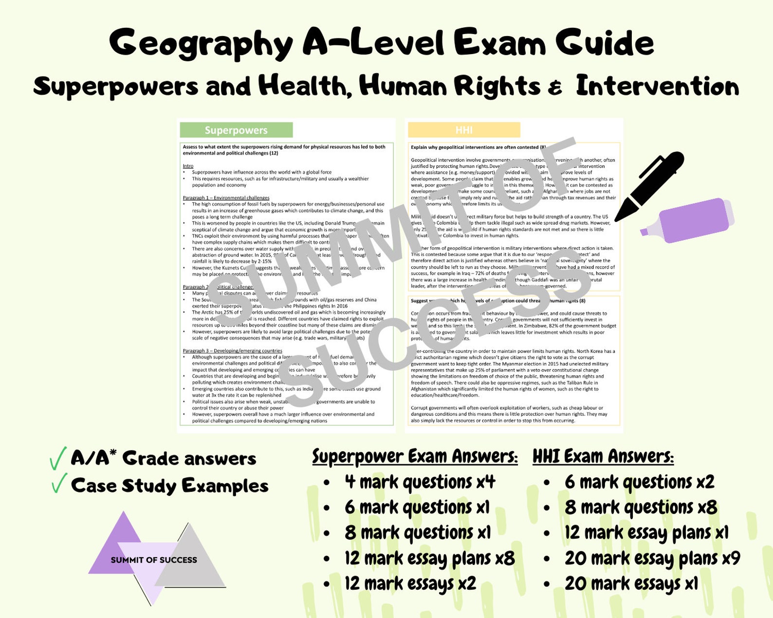 A-level Geography Revision Guide Year 2 Human Topics Exam | Etsy UK A-level Geography Revision Guide Year 2 Human Topics Exam | Etsy UK