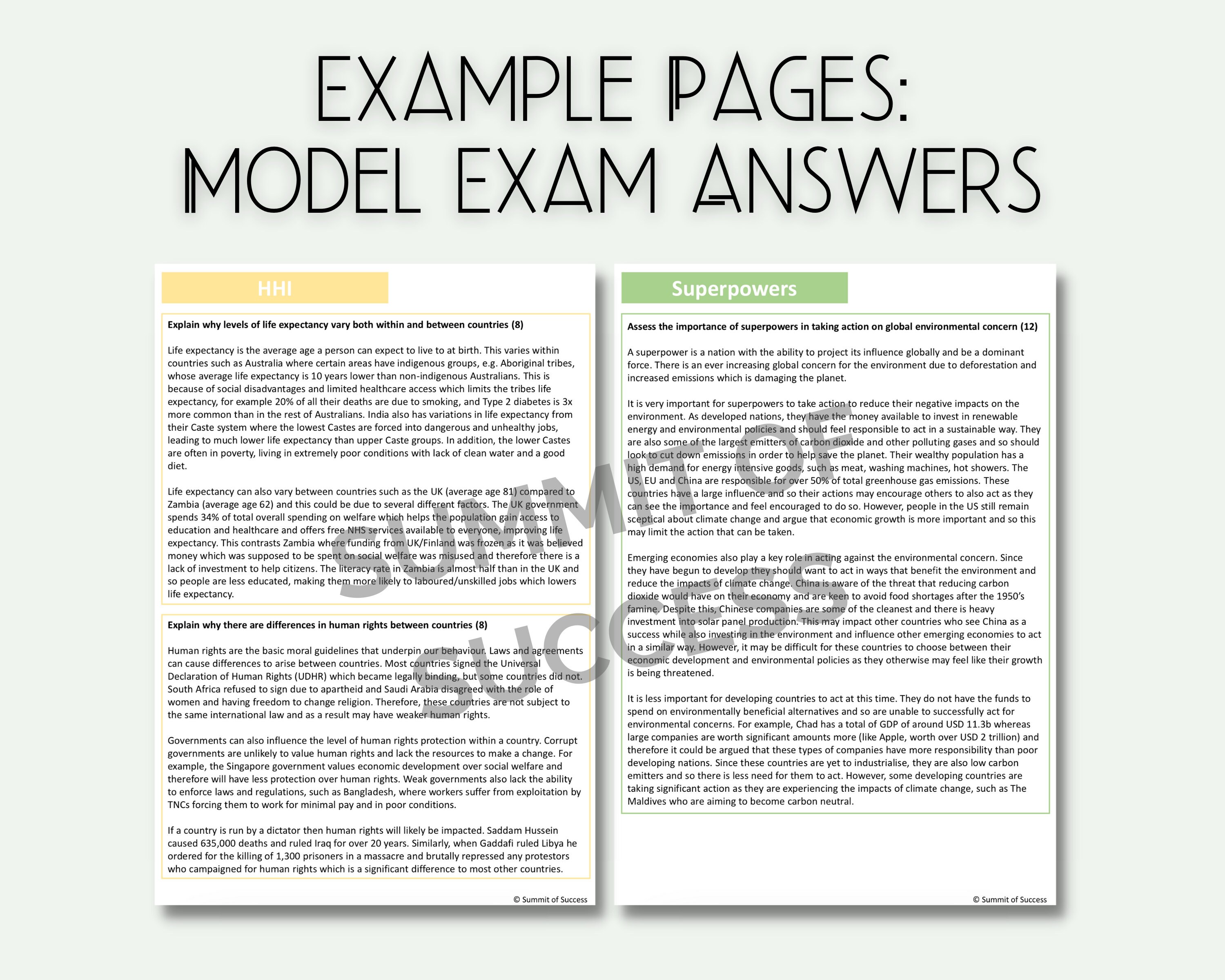 A-level Geography Revision Guide | Year 2 Human Topics | Exam Question ... A-level Geography Revision Guide | Year 2 Human Topics | Exam Question ...