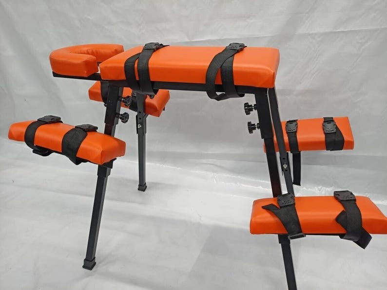 Spanking Bench BDSM Furniture – Portable Restraint Bondage Table With ...