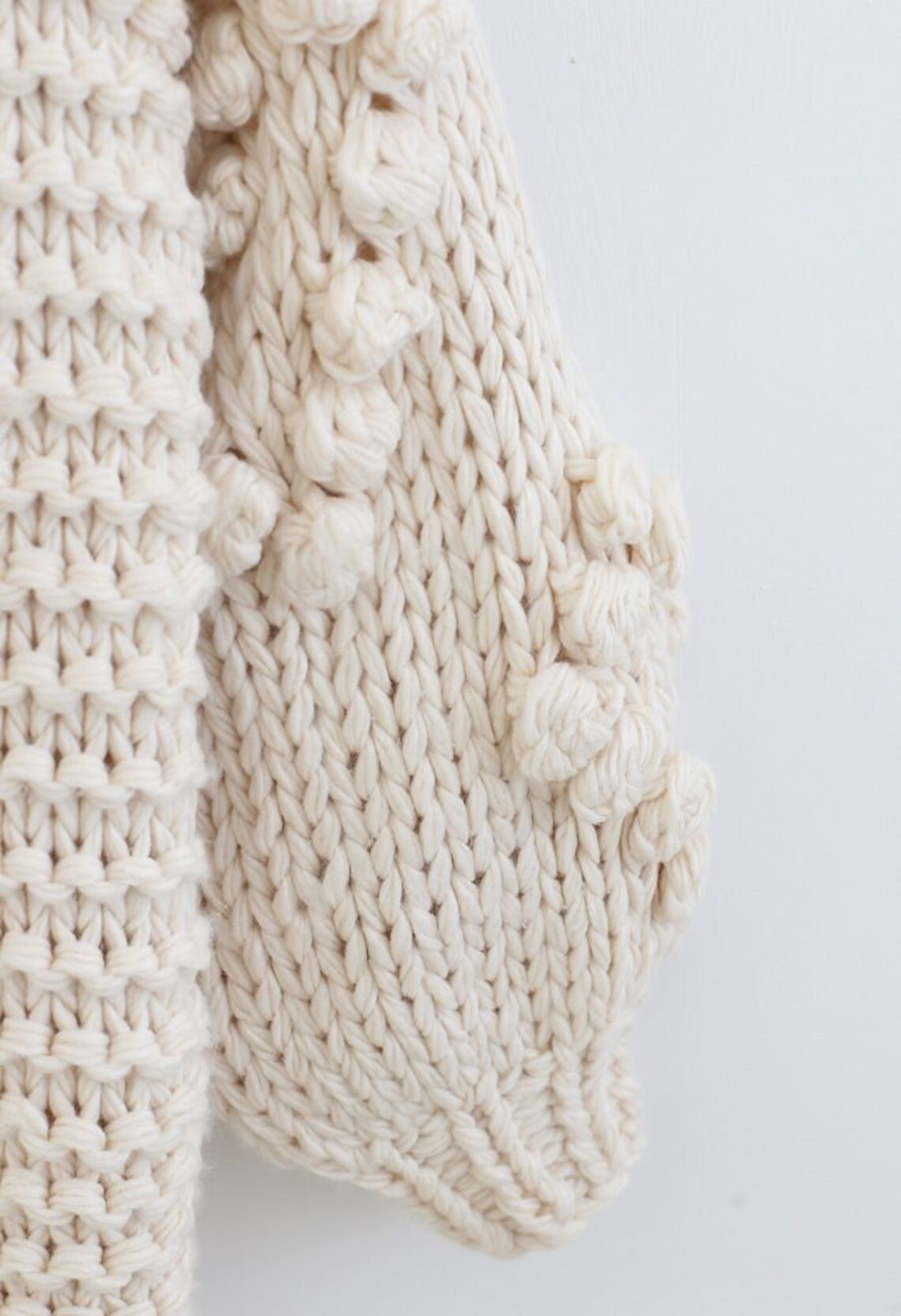 Oversized Cardigan Long Cable Knit White Cardigan Chunky - Etsy