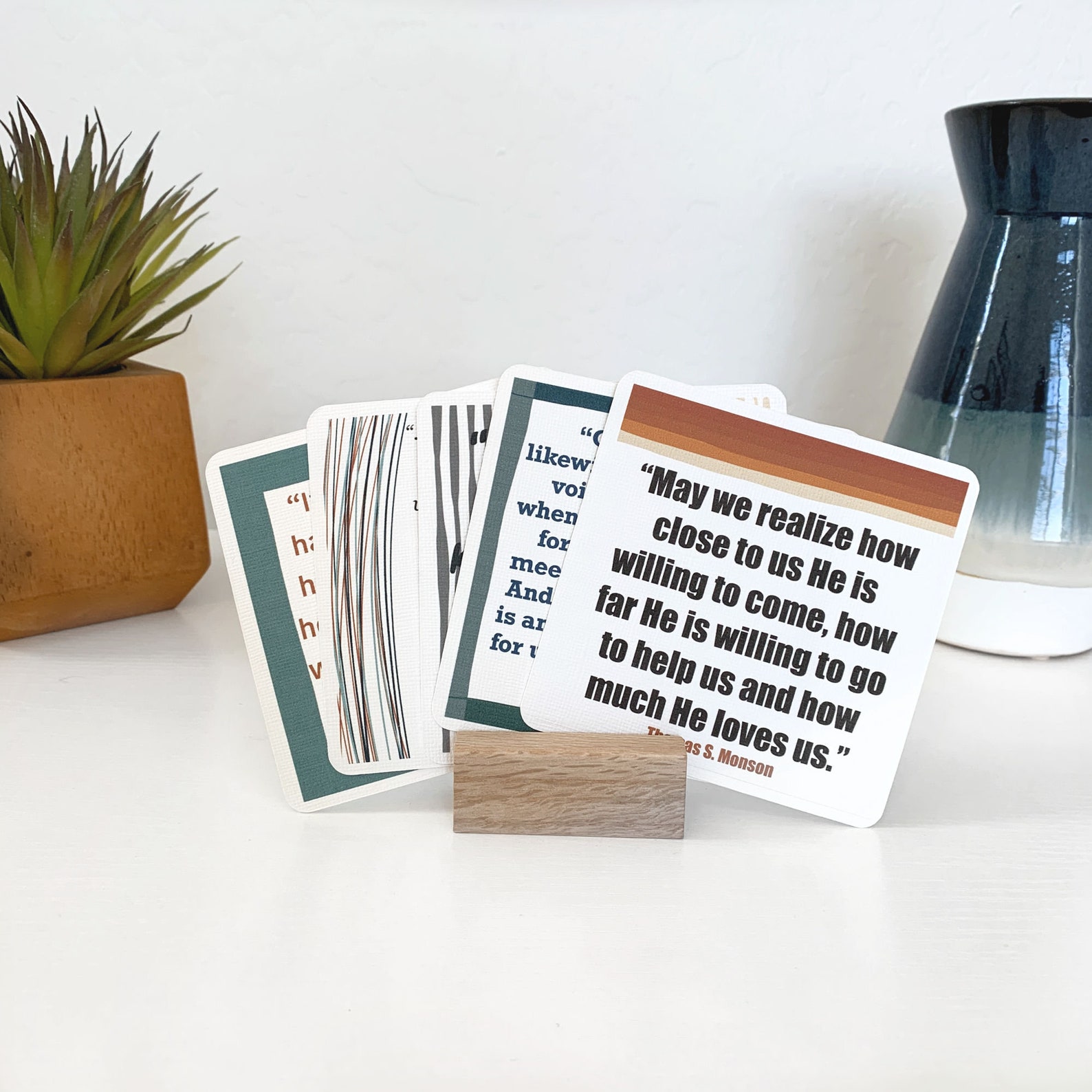 20 LDS Missionary Quote Cards with Stand Missionary Gifts - Etsy Italia