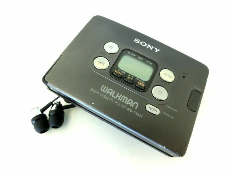 1995 Vintage Restored SONY Cassette Player WALKMAN WM-FX822 Good ...