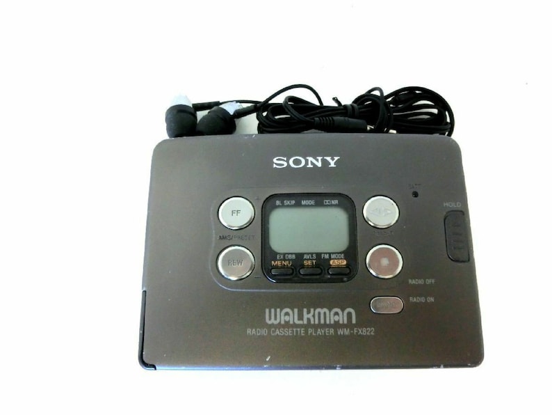 1995 Vintage Restored SONY Cassette Player WALKMAN WM-FX822 Good ...