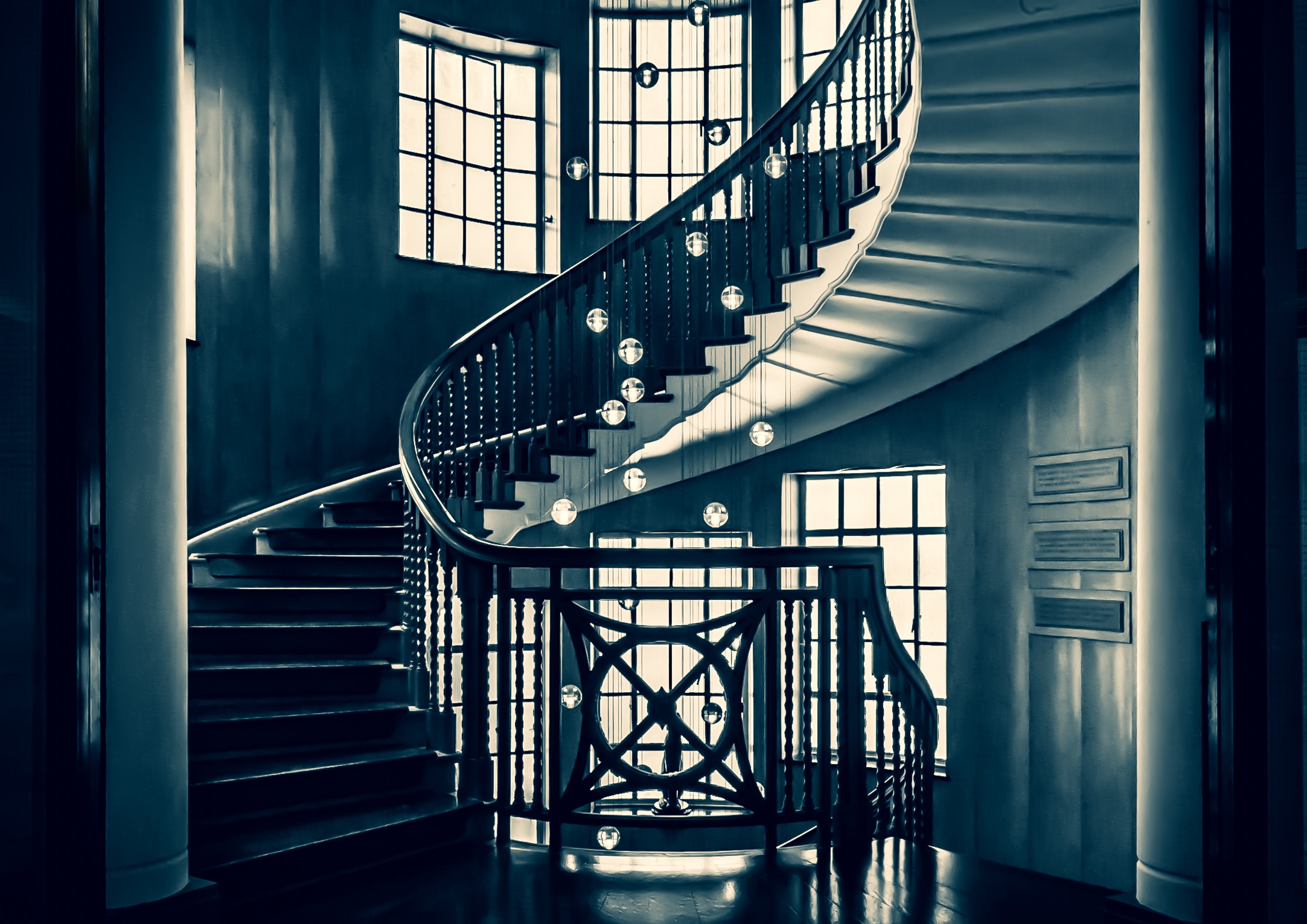 Cecil Brewer Staircase at Heals Dept Store 1 - Etsy