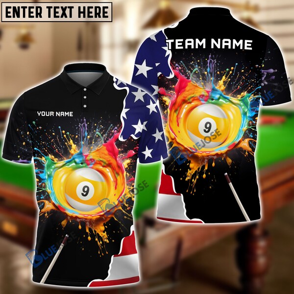 9 Ball Shirt - Etsy