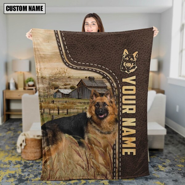 German Shepherd Blanket Pattern - Etsy