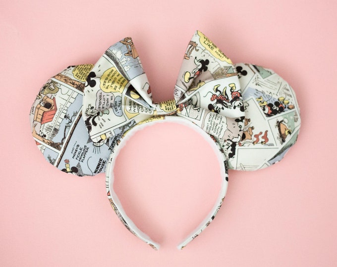 Mickey Mouse Vintage Cartoon Ears, Disney Ears, Disney Family Vacation ...