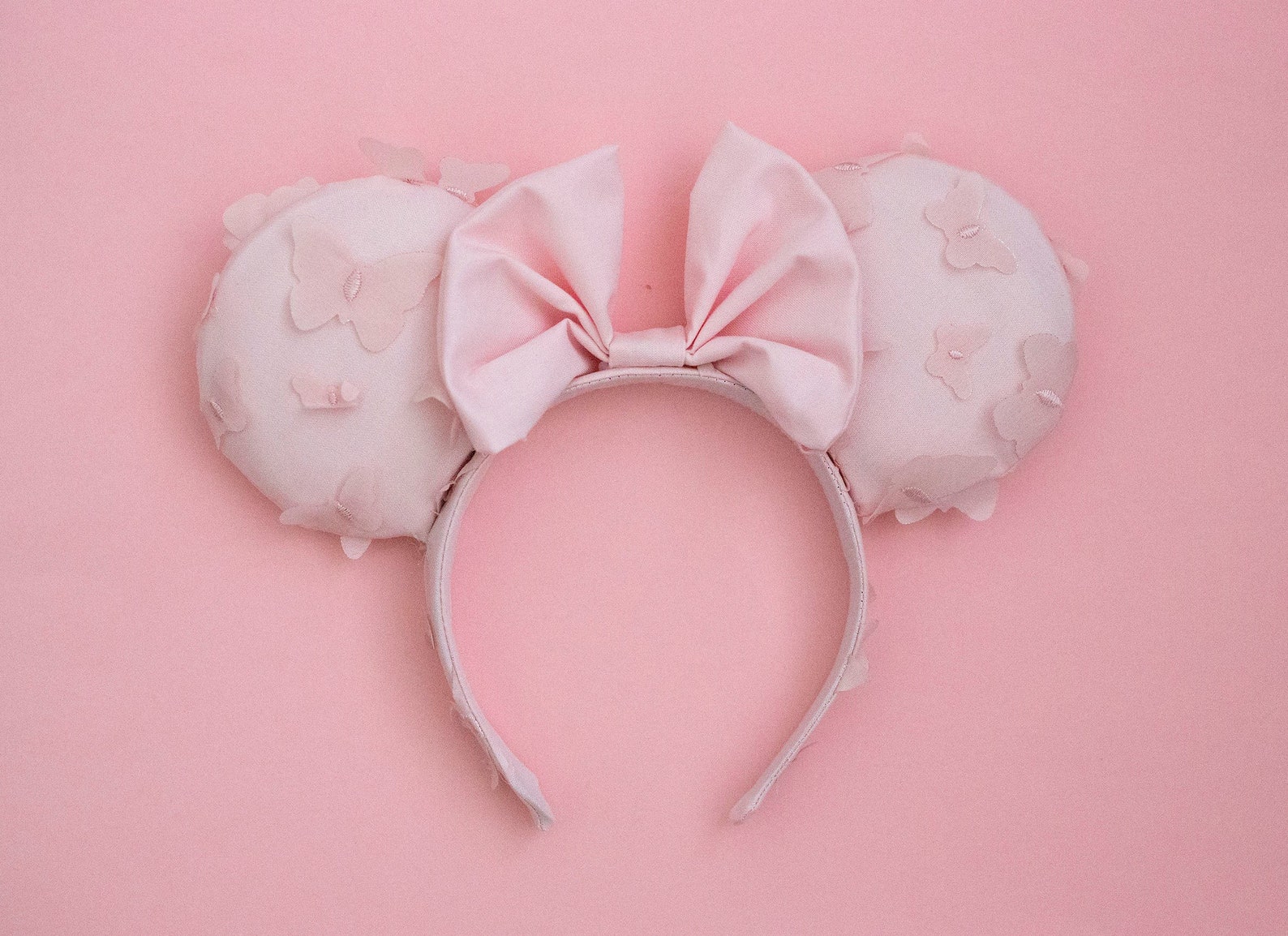 Pink Butterfly Mickey Ears - Etsy