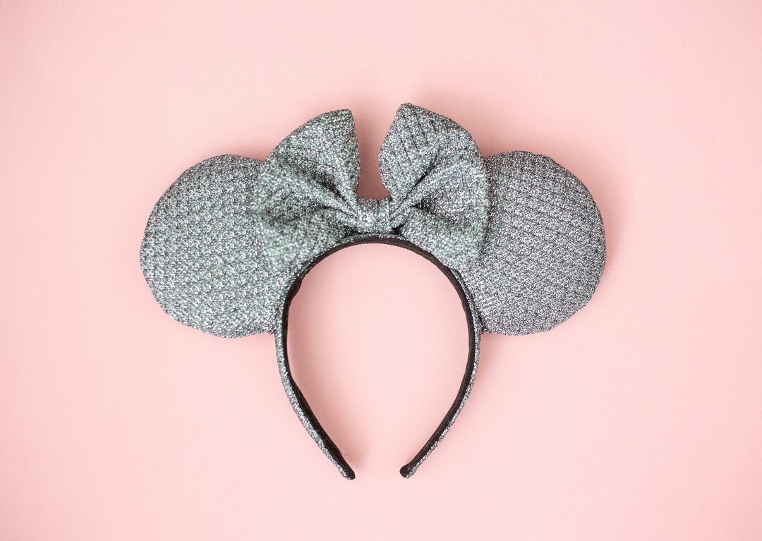 Sparkly Chrome Mouse Ears Headband – Centennial Park Outfit Accessory ...