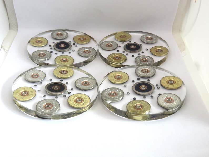 Multi Shotgun Cartridge Coaster 9cm -12 Bore - Unique Limited Edition ...