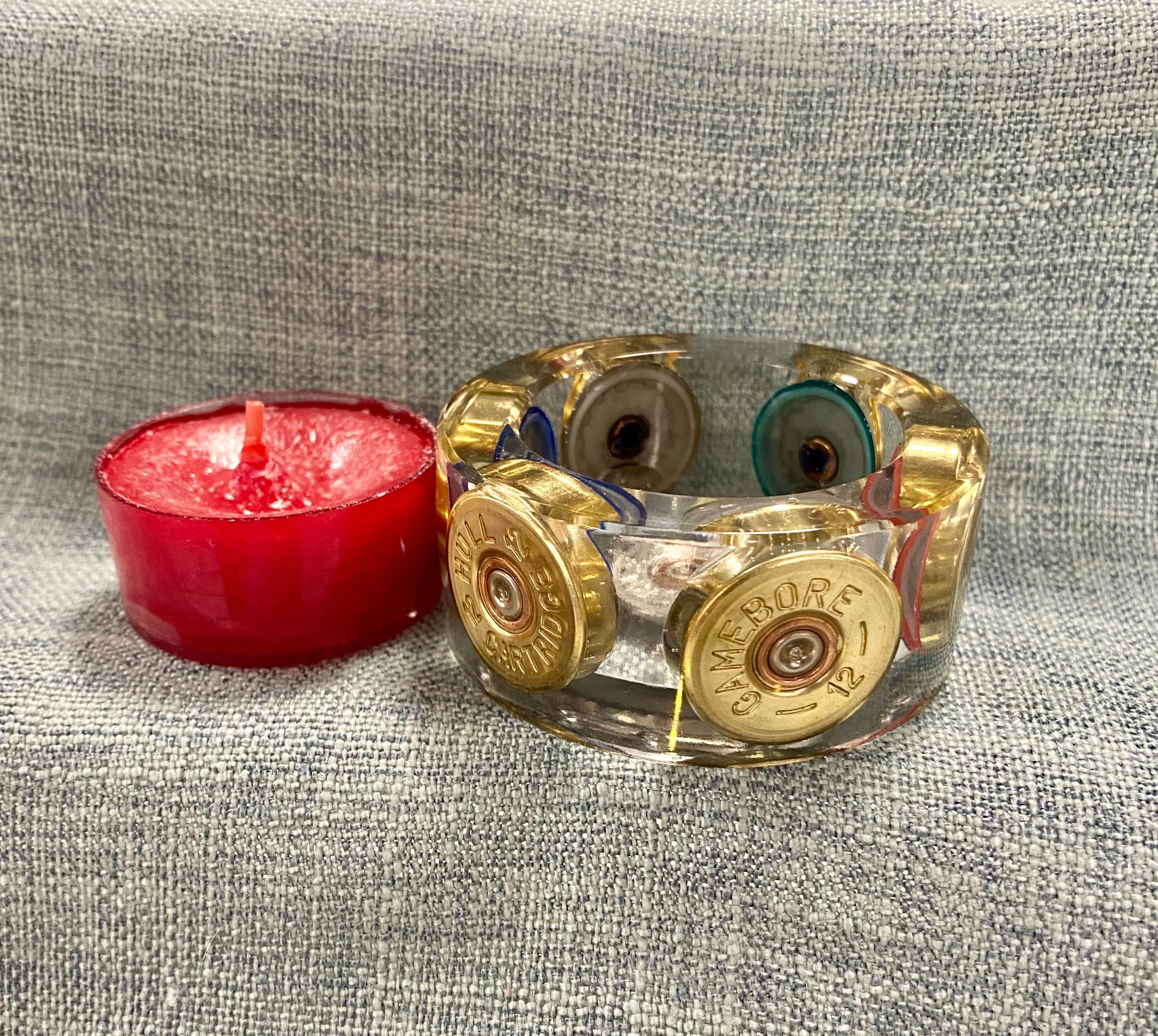 Single Cartridge/ Feather Candle Holder Unique Gift - Etsy