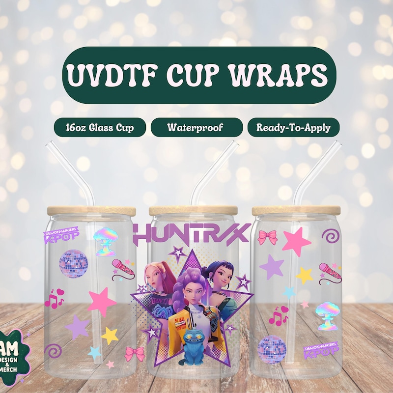 Uvdtf Cup Wraps K Pop - Etsy