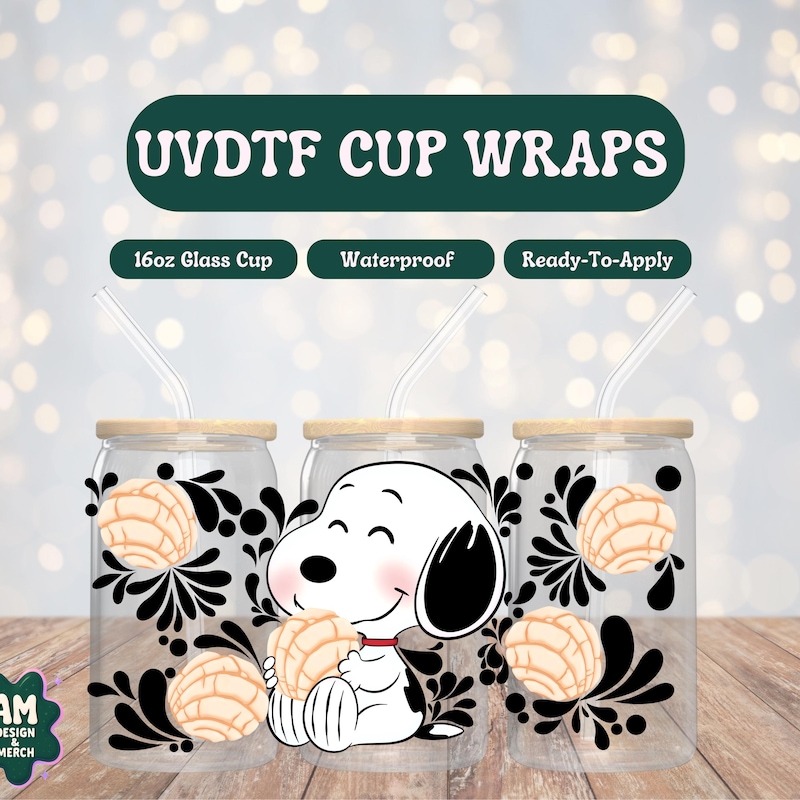 Snoopy Uv Dtf Wraps - Etsy