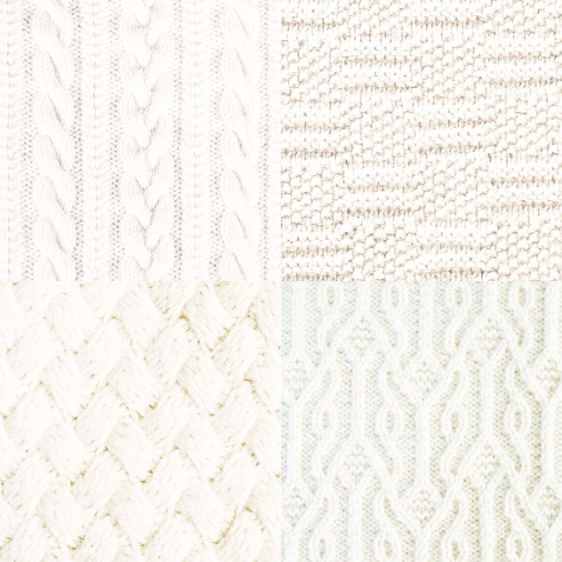 Knits Digital Paper Knit Pattern White Digital Paper 14 - Etsy