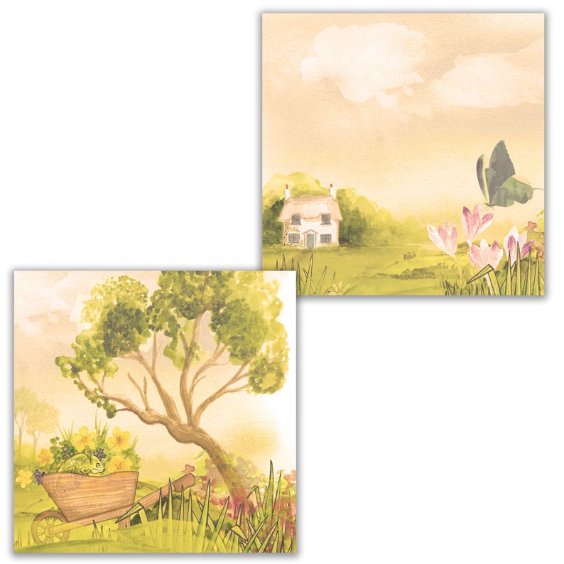 Nature Digital Paper Scrapbook Paper Prairie Digital Paper - Etsy