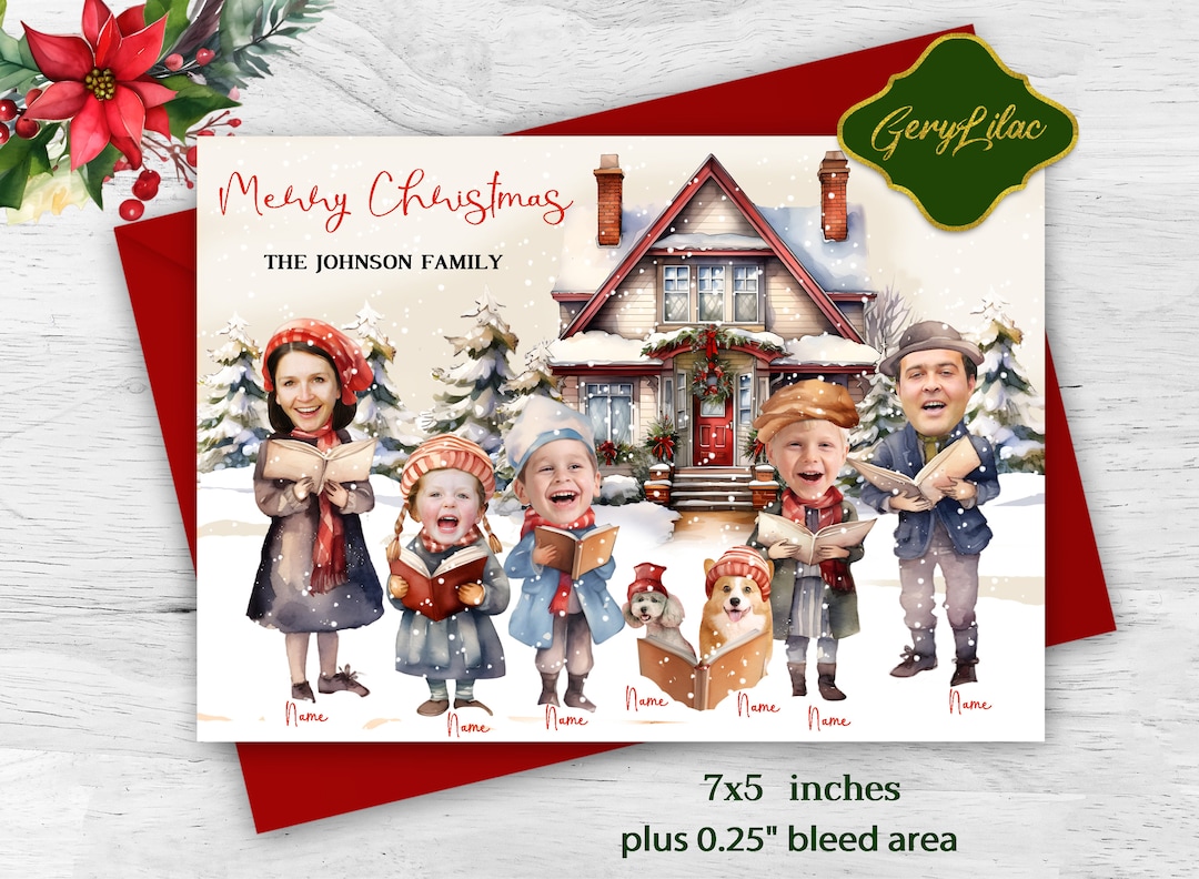 Custom Funny Family Christmas Card Create Memories With Personalized ...