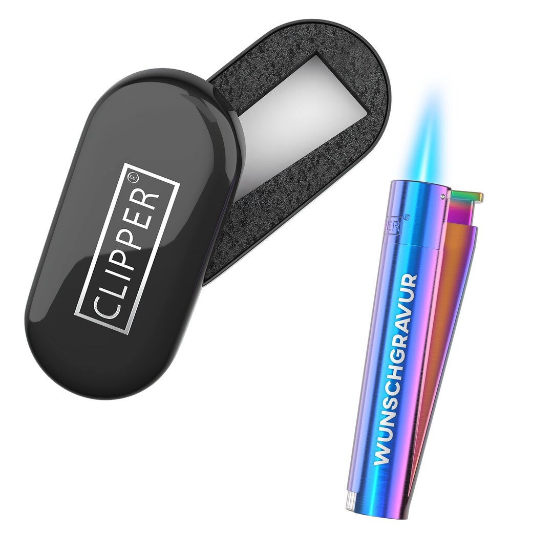 Jet Clipper Feuerzeug Mit Gravur Aus Metall Personalisiert - Etsy