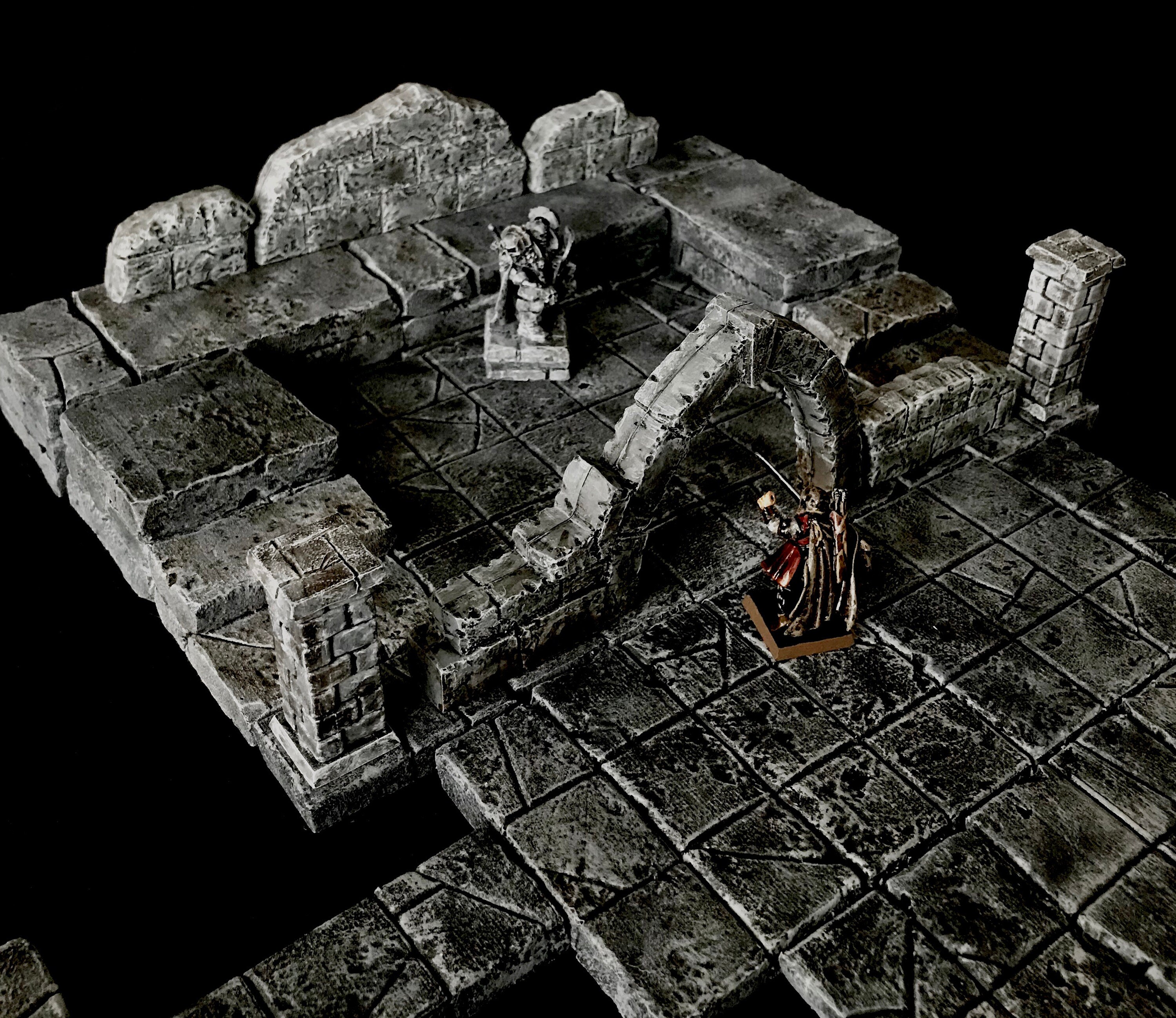 Dungeon Tiles 10x10 Mixed Bundle cracked Stone RPG Tabletop Dnd ...