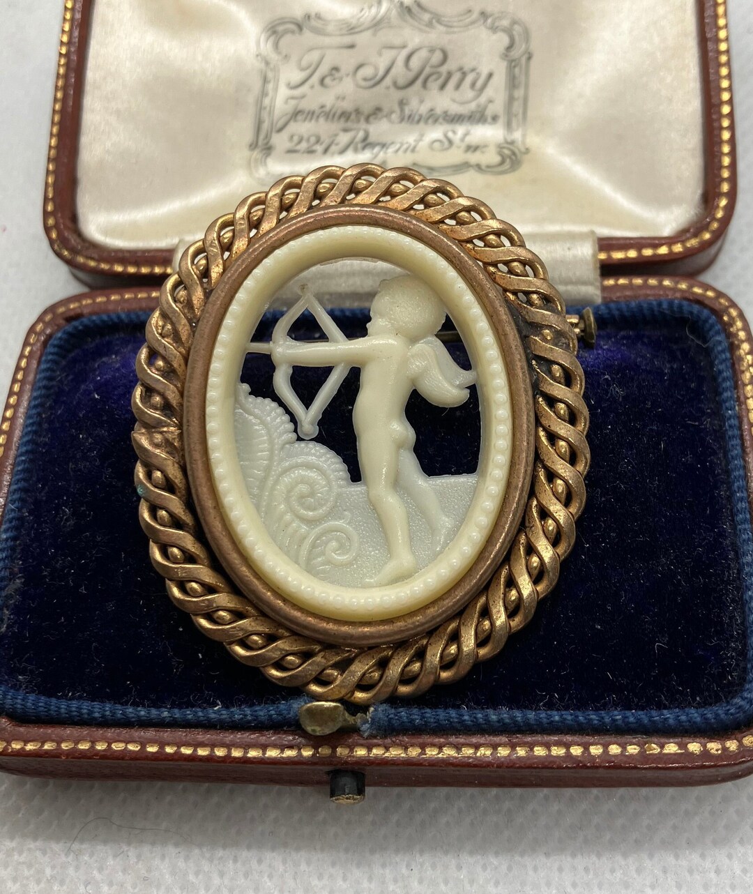 Beautiful 1920s Art Deco French Depose Celluloid Brooch With - Etsy